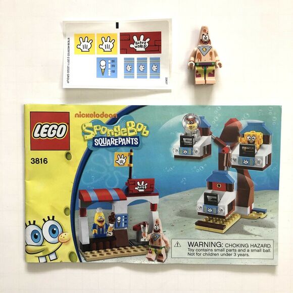 Lego | Toys | Lego 386 Spongebob Squarepants Glove World Instruction ...